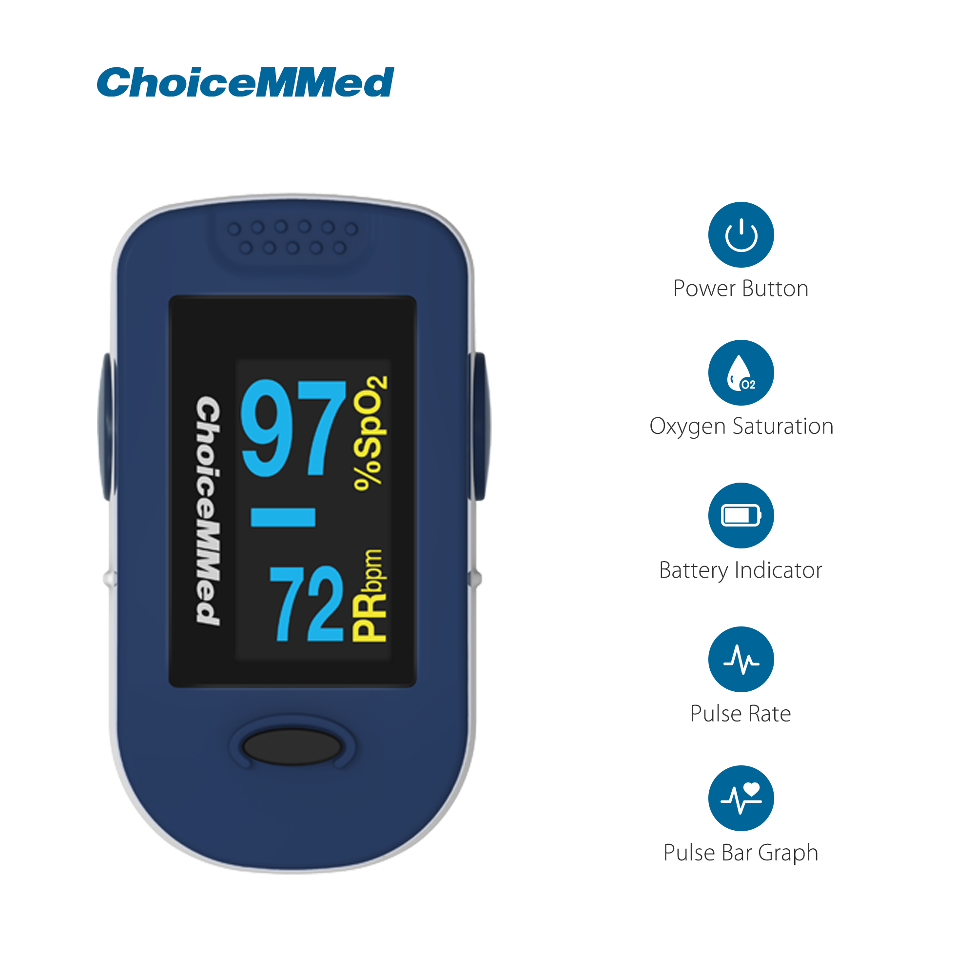 ChoiceMMed Professional Medical Pulse Oximeter